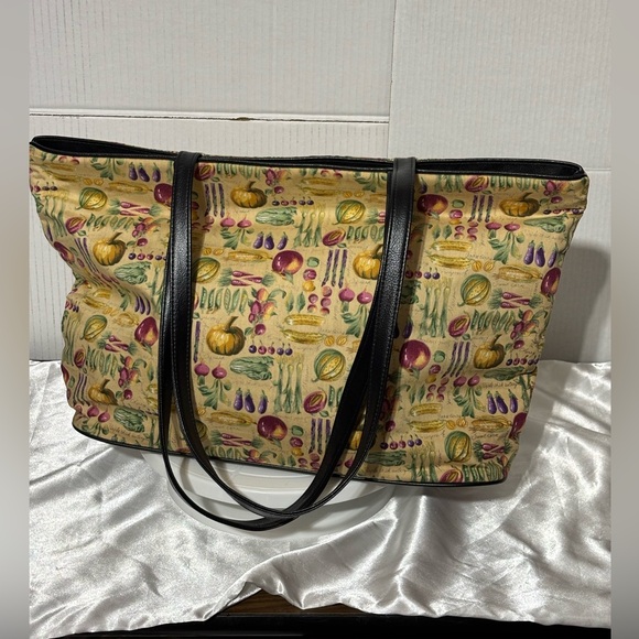 Bags | Farmers Market Bag Plastic Lining Leather Bottom 27shoulder ...